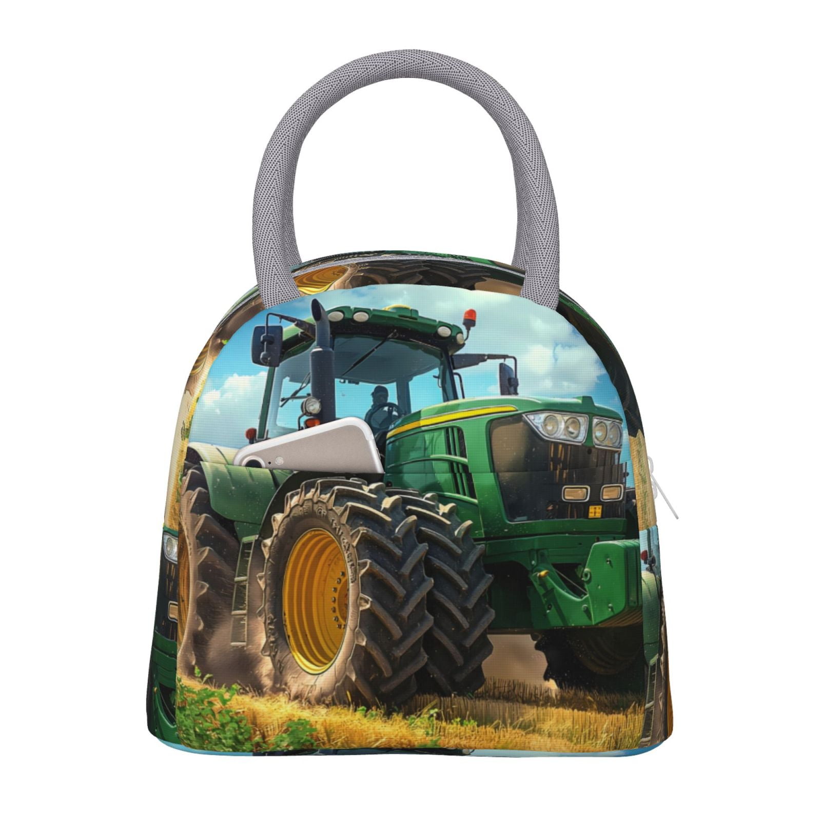 Hirioo Green Tractor Field for Eco-friendly Lunch Box,Leakproof Lunch ...