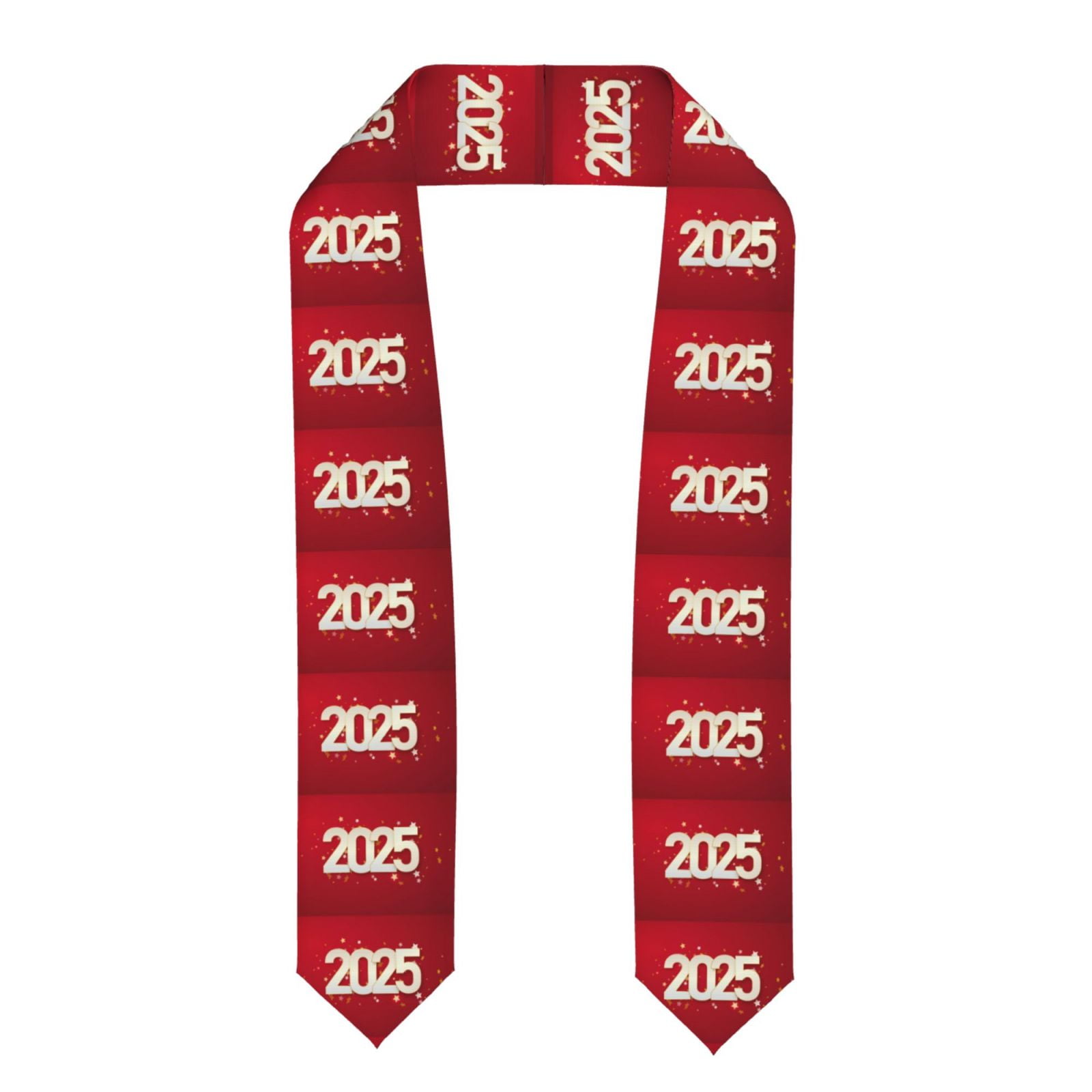 Hirioo Happy New 2025 Year for 72" Graduation Shawl Stole Unisex Adults ...