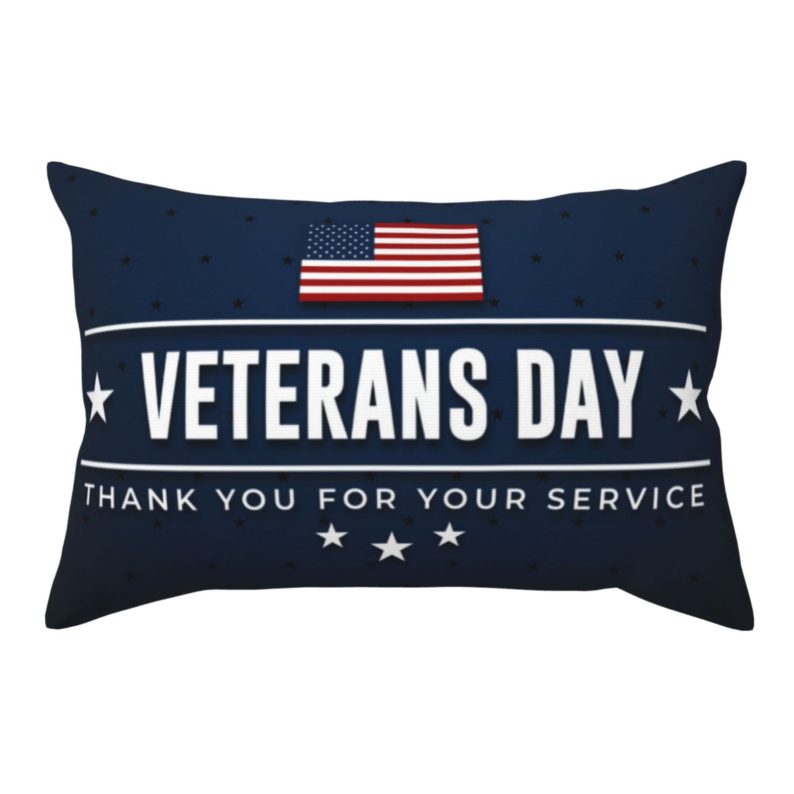 Hirioo Happy Veterans Day for Queen Envelope Closure Pillowcase Perfect ...