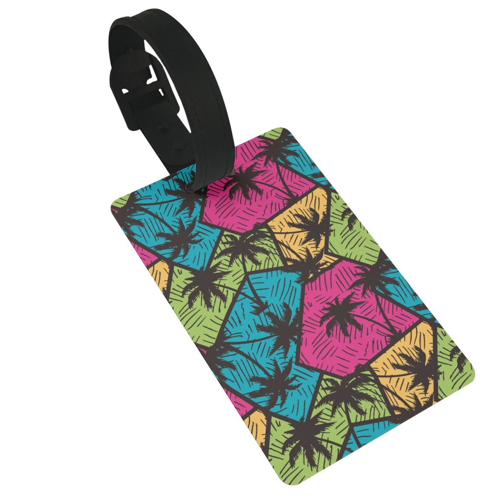 Hirioo Hawaii Palms for Luggage ID Tag with Adjustable Strap Travel ...