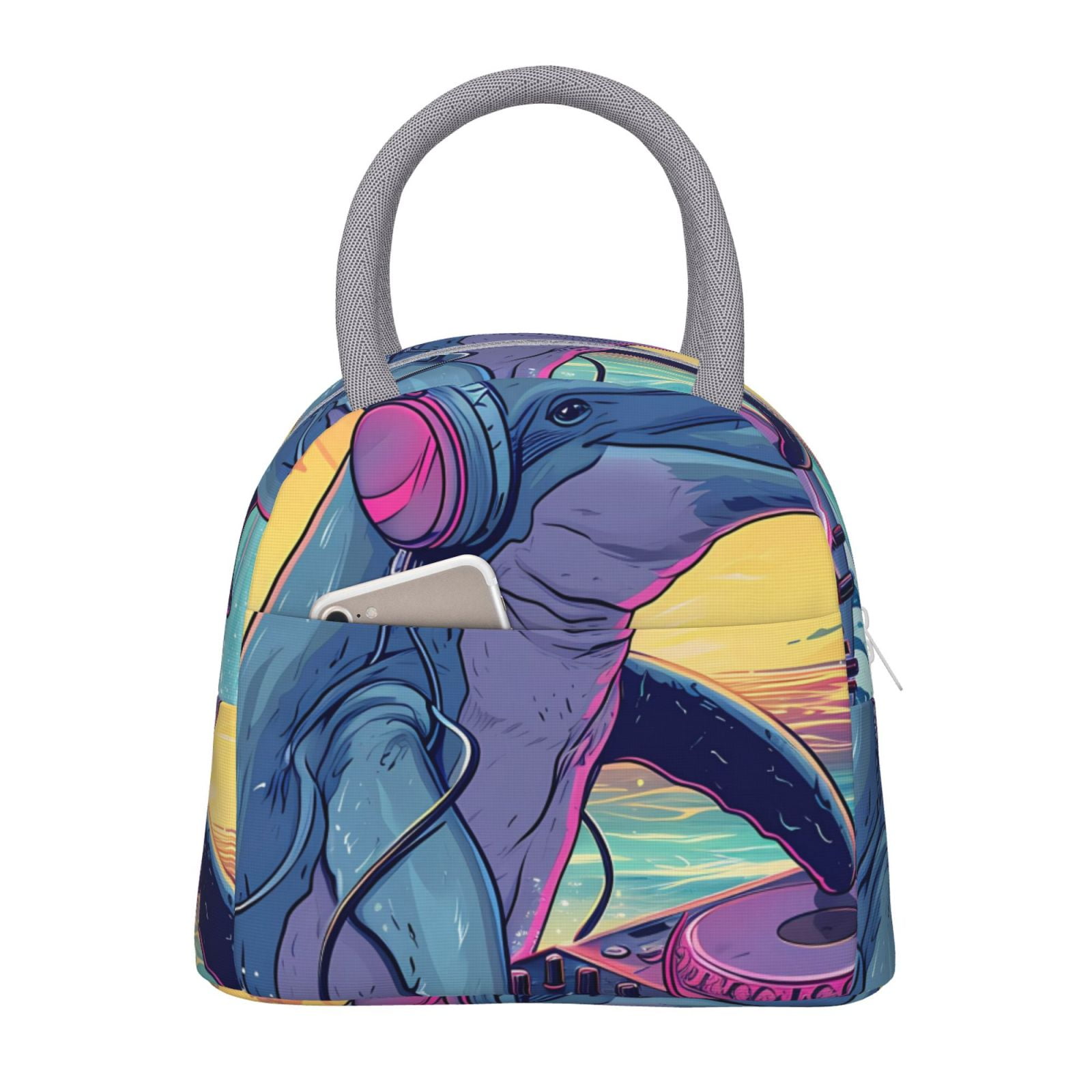Hirioo Hip-Hop DJ Dolphin for Eco-friendly Lunch Box,Leakproof Lunch ...