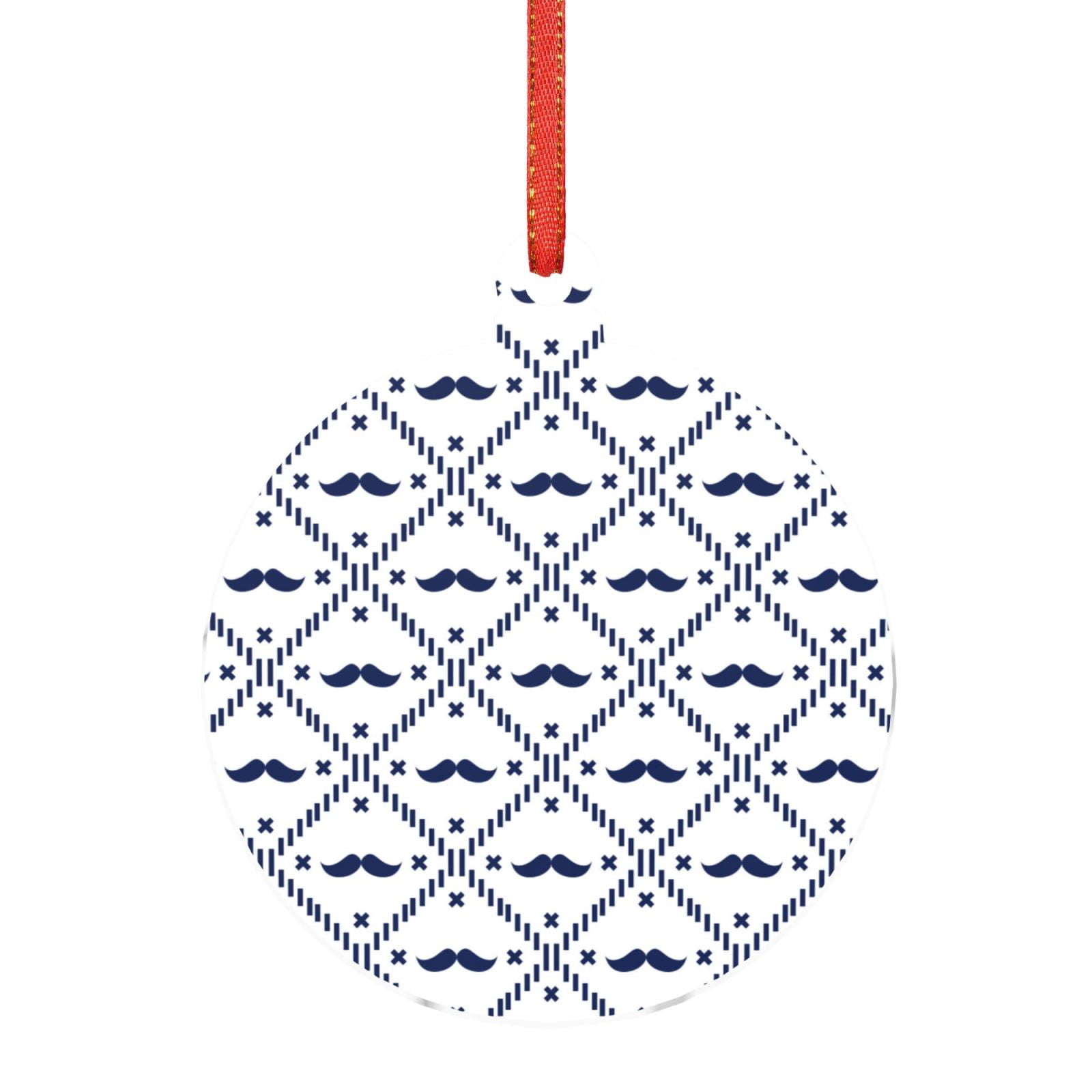 Hirioo Hipster Mustache for Acrylic Christmas Pendant Hanging Christmas ...