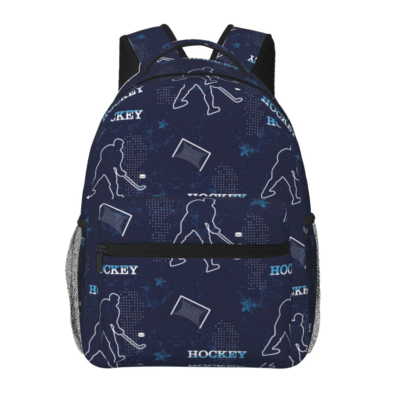 Hirioo Hockey Players Print Laptop Backpack Lightweight Casual Travel ...