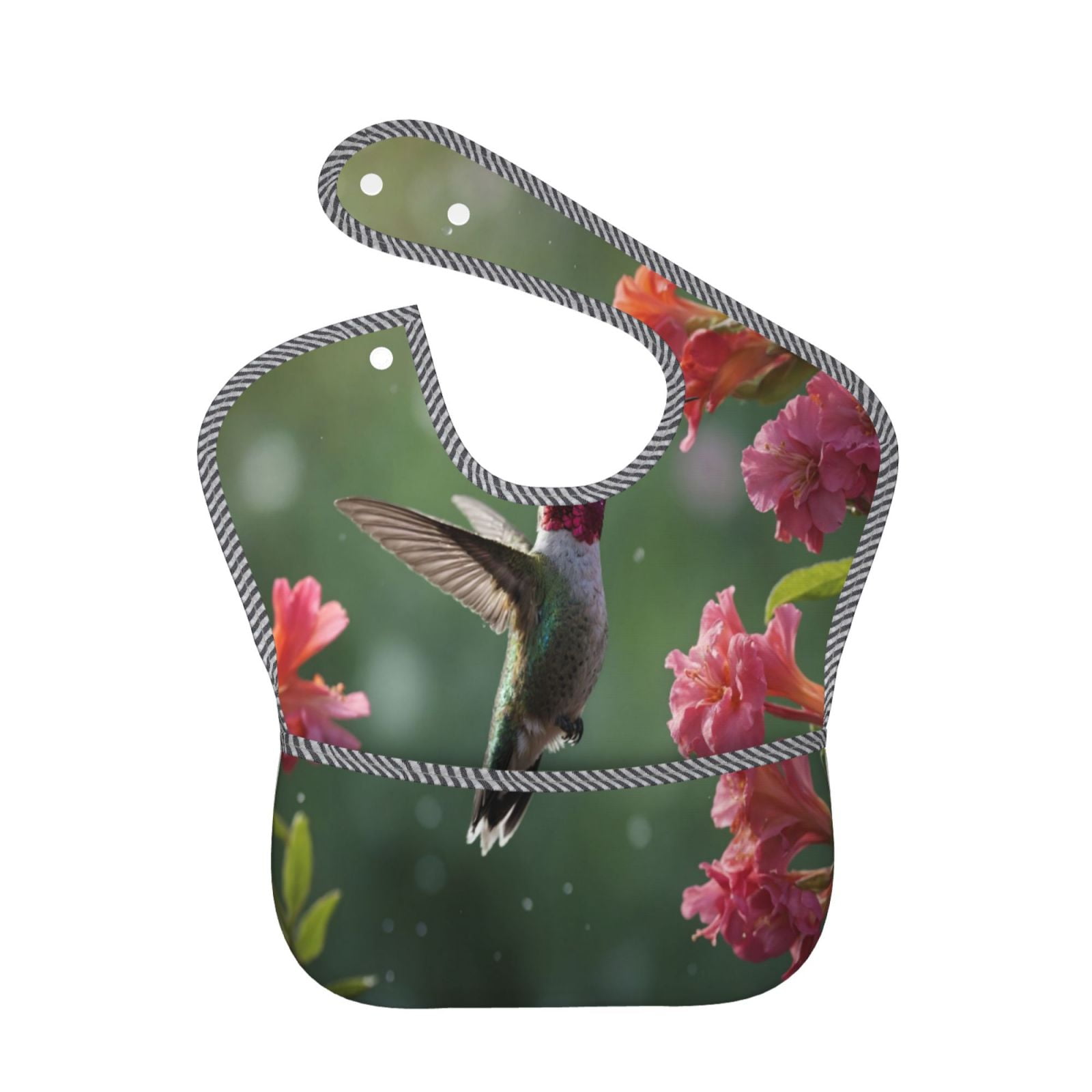 Hirioo Humming Bird 1 for Baby Waterproof Pocket Bib Adjustable Closed ...