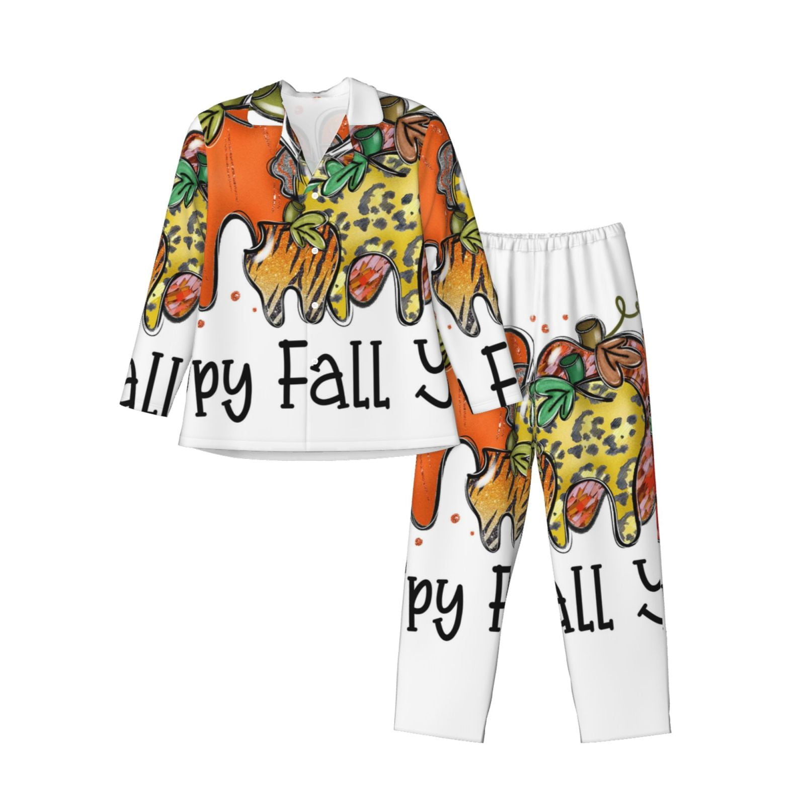 Hirioo It'S Fall Y'All for Men's Pajama Sets 2 Piece Pjs Men's Long ...