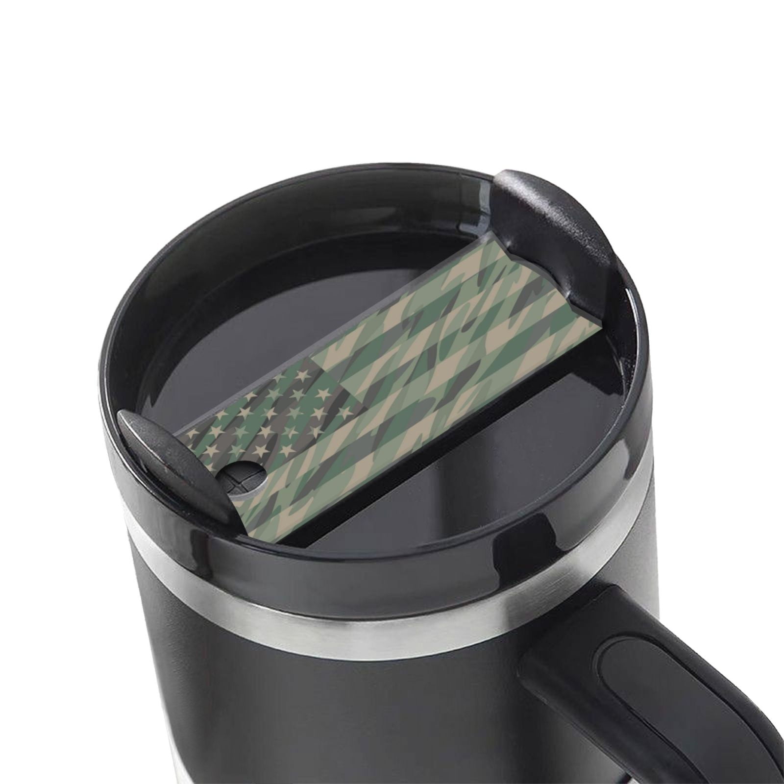 Hirioo Jungle Green Camo USA Flag for Stanley Cup Lid Nameplate ...