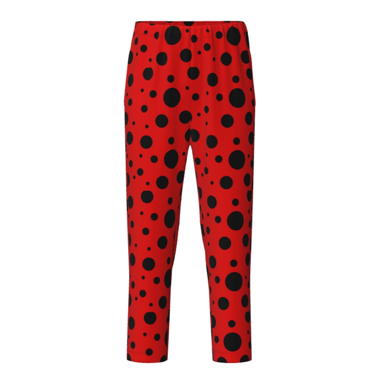 Hirioo Ladybug Pattern for Teenagers' Pajama Pants Womens Lounge Pants ...