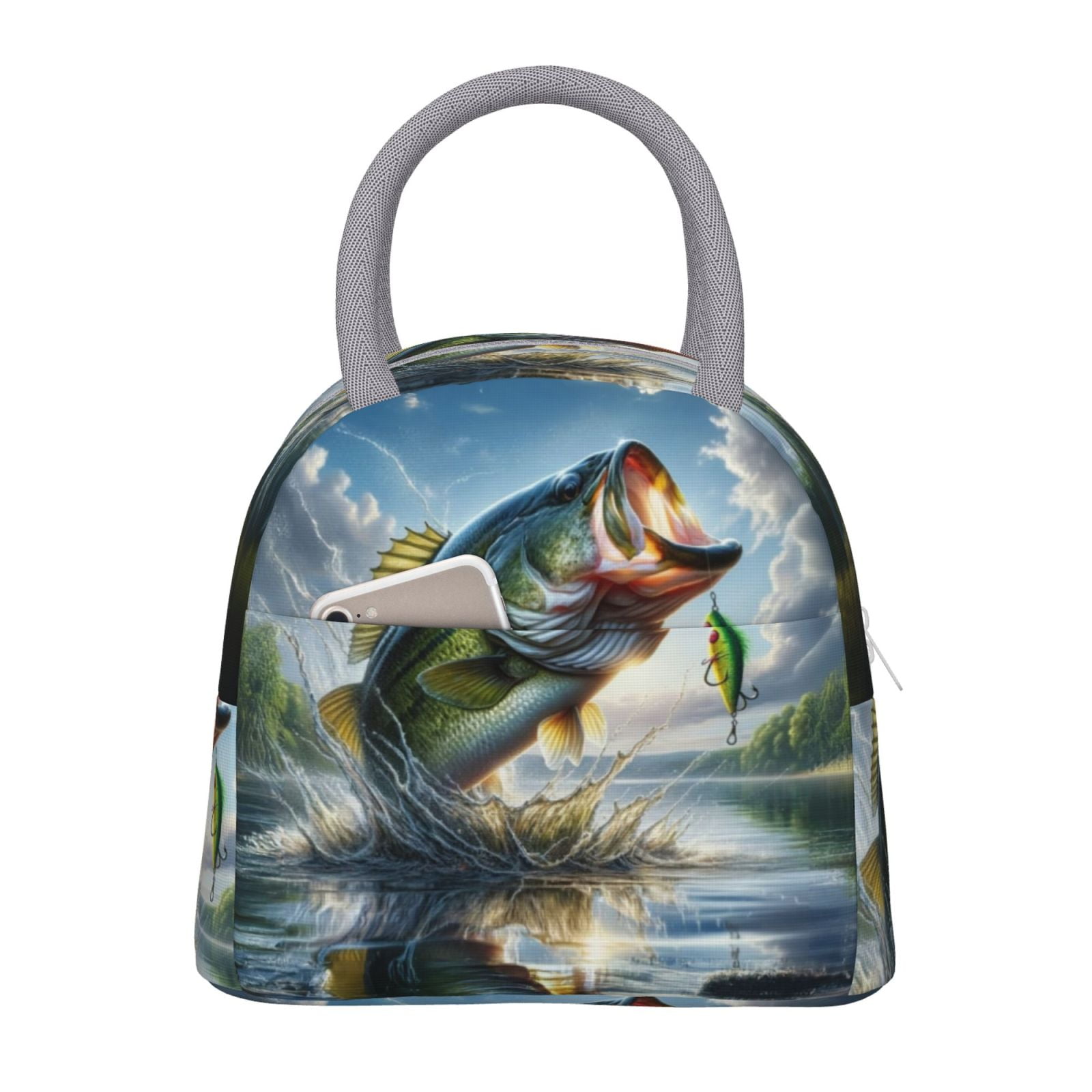 Hirioo Largemouth Bass Jumping Out of The Water for Eco-friendly Lunch ...