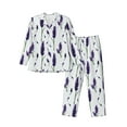 Hirioo Lavender Flowers for Men's Pajama Sets 2 Piece Pjs Men's Long ...