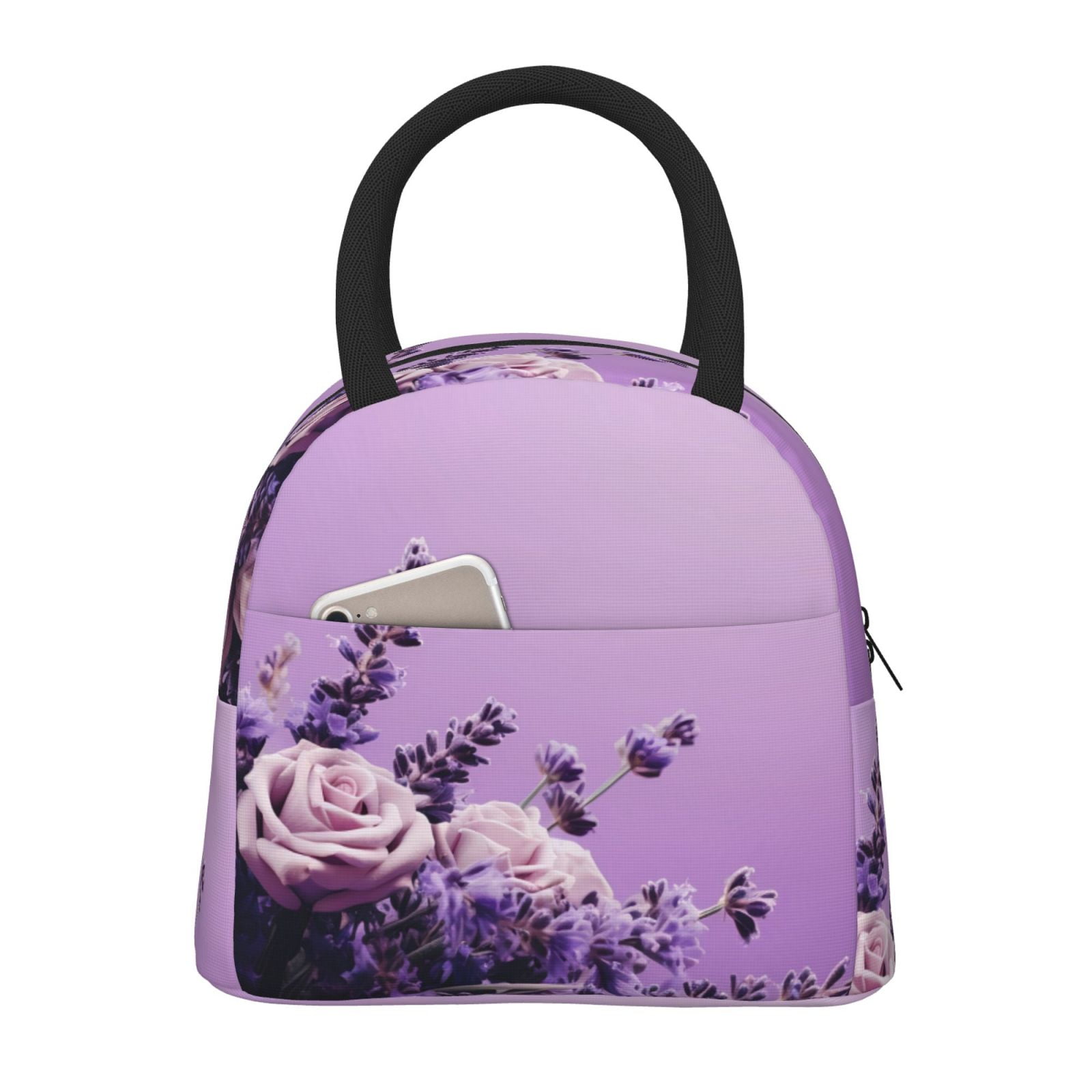 Hirioo Lavender Roses Arrangement for Eco-friendly Lunch Box,Leakproof ...