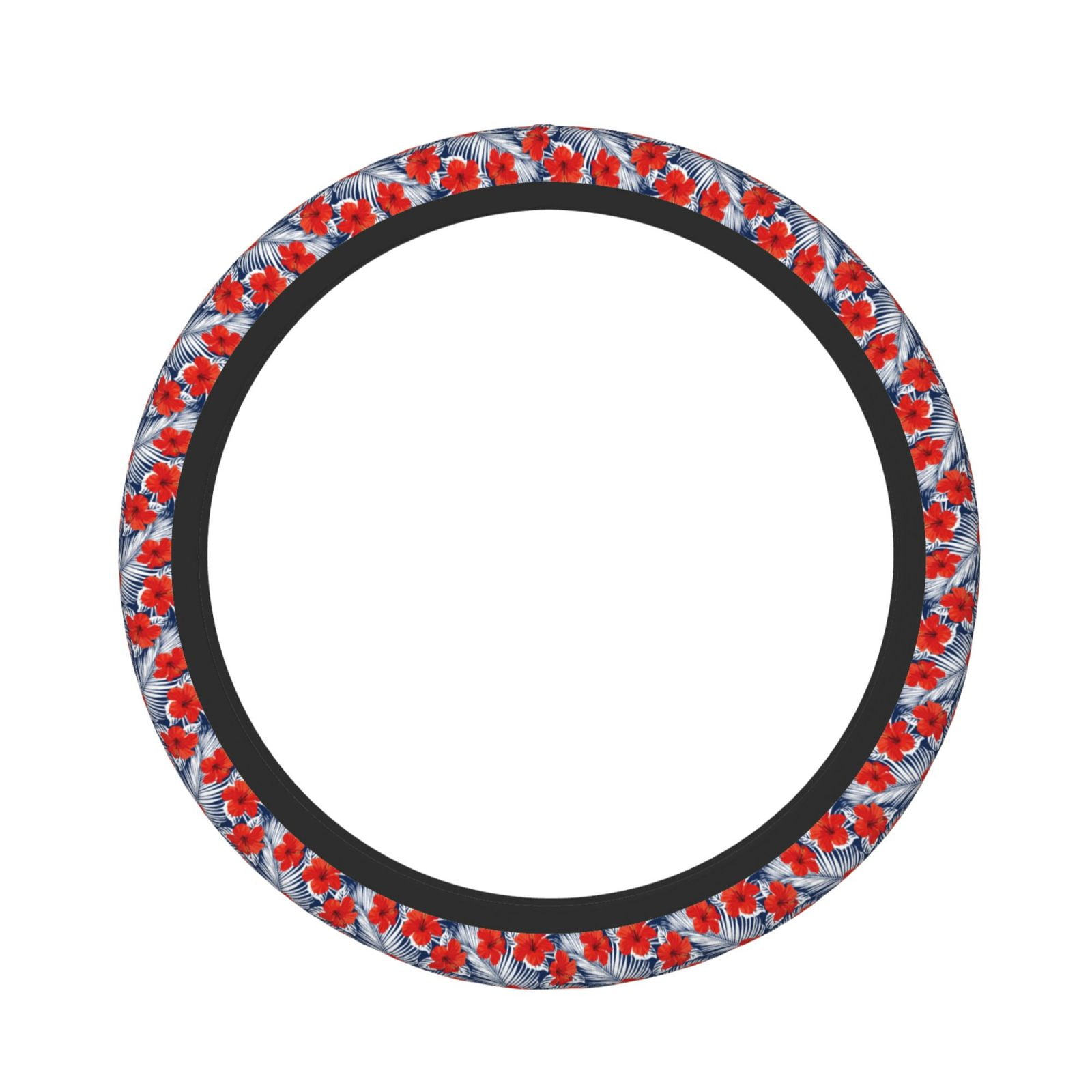 Hirioo Leaves And Flowers for Elastic Stretch Steering Wheel Cover ...