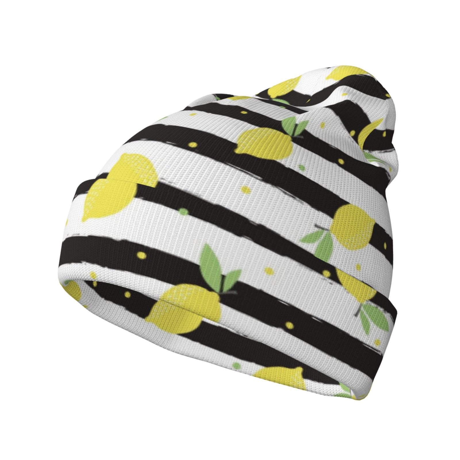 Hirioo Lemon_1 for Men's Knit Cuffed Beanie for Outdoor Activities ...