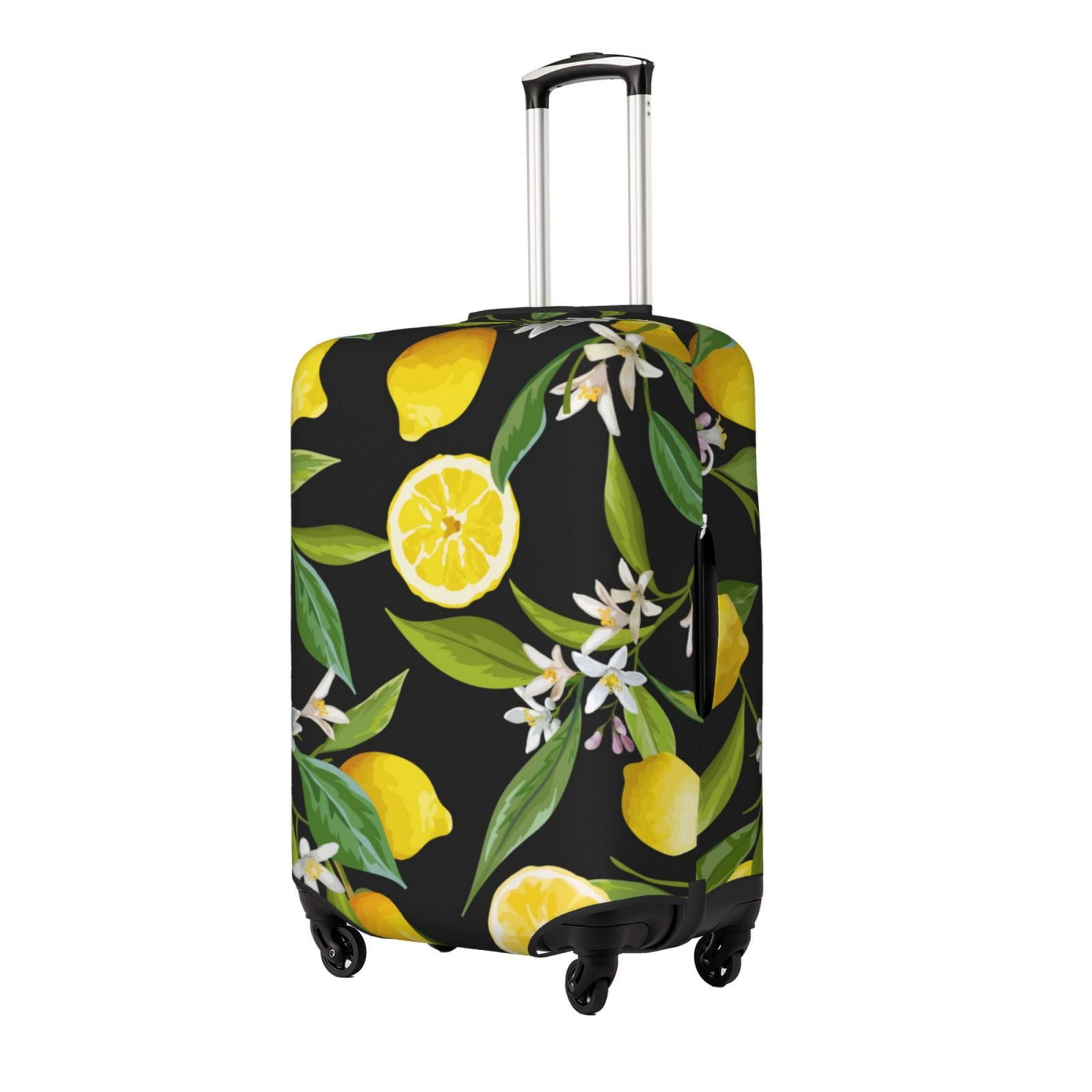 Hirioo Lemon Fruits Flowers Leaves for Elasticity Suitcase Cover (No ...