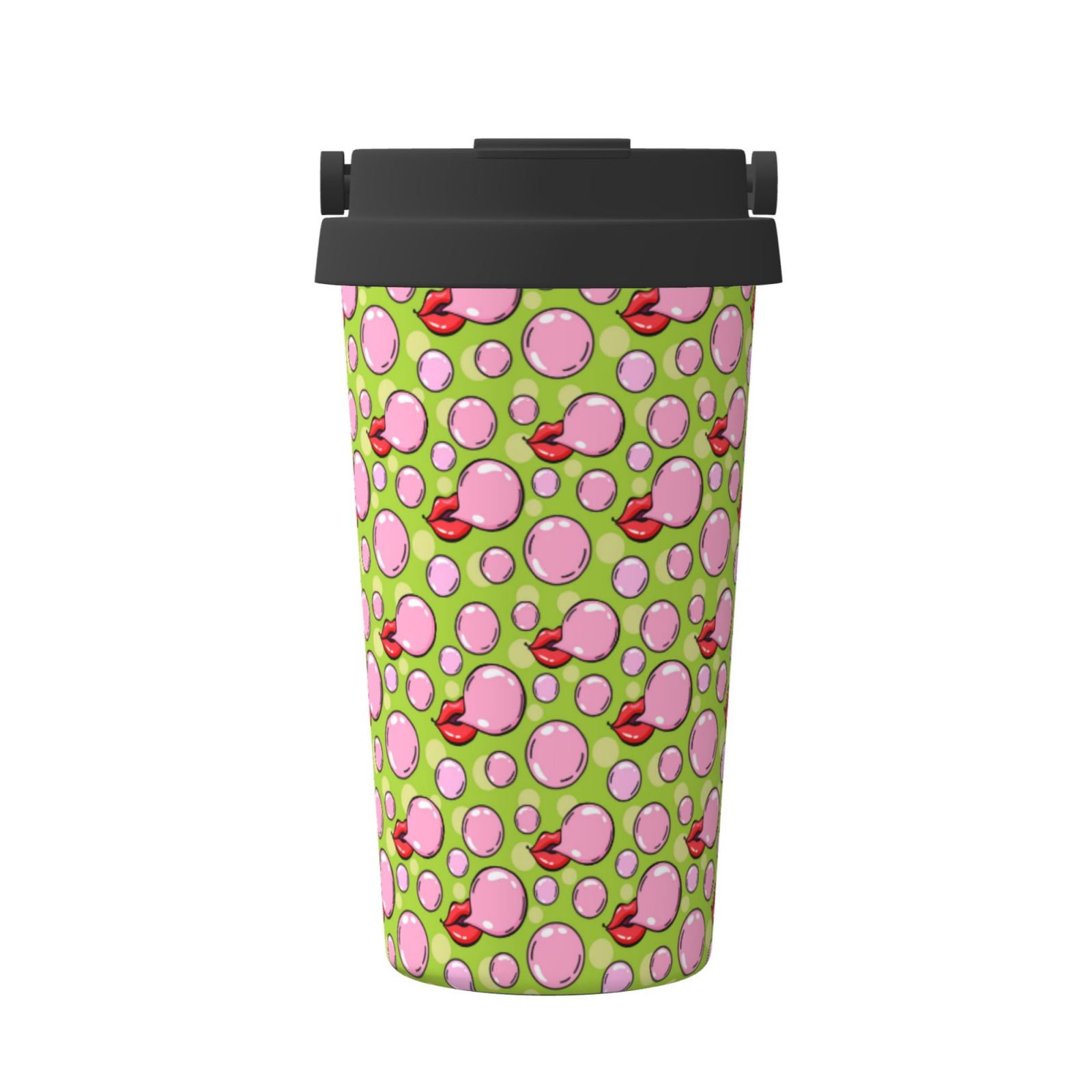 Hirioo Lips blowing bubble gum for Coffee Travel Mug Insulated Coffee ...
