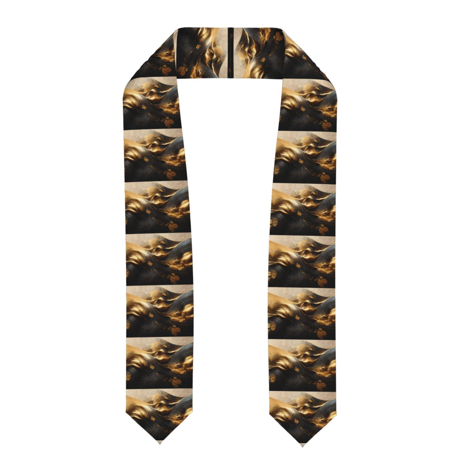 Hirioo Luxurious Gold Flow for 72" Graduation Shawl Stole Unisex Adults ...
