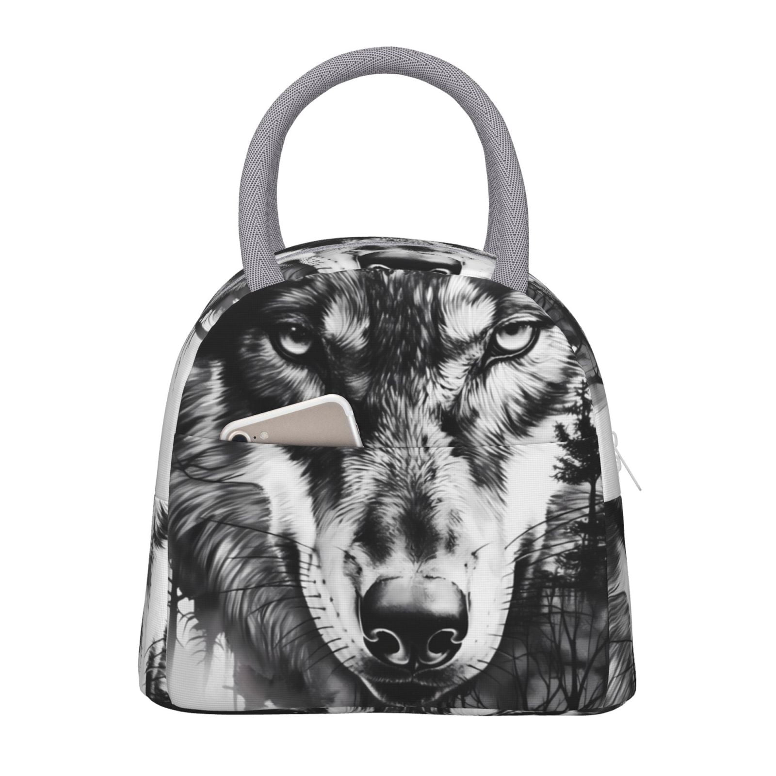 Hirioo Majestic Wolf Landscape for Eco-friendly Lunch Box,Leakproof ...