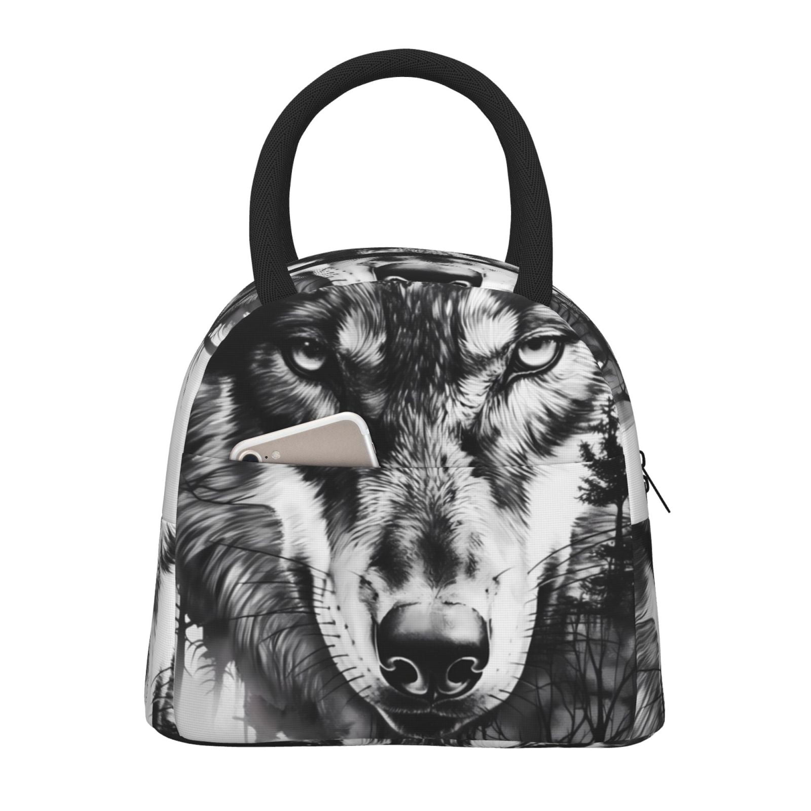 Hirioo Majestic Wolf Landscape for Eco-friendly Lunch Box,Leakproof ...