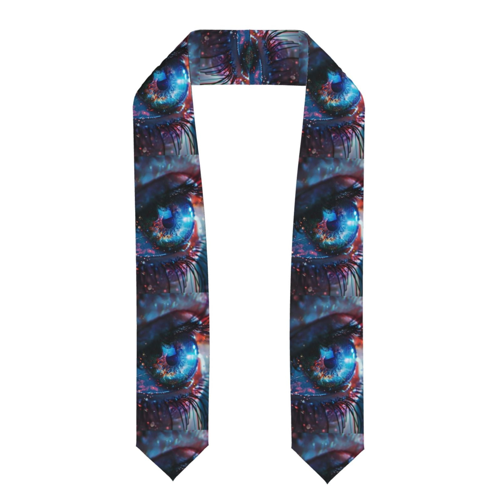 Hirioo Modern Colorful Eyes for 72" Graduation Shawl Stole Unisex ...