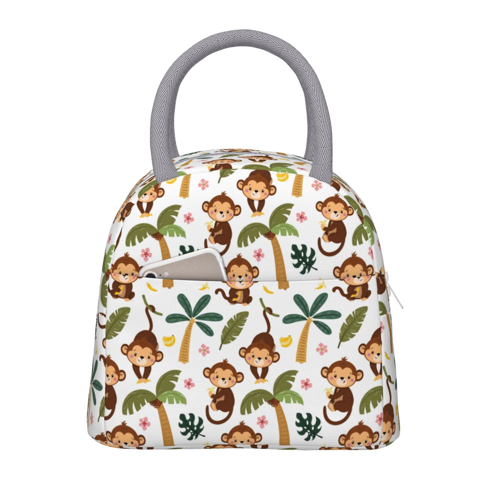 Hirioo Monkeys Swinging from Palms for Eco-friendly Lunch Box,Leakproof ...