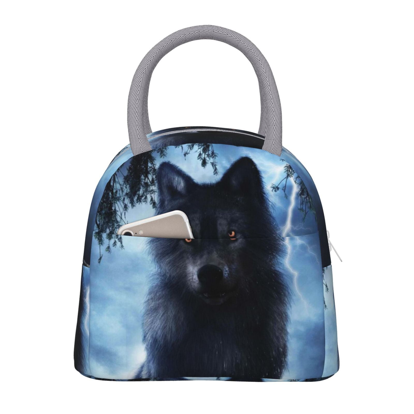 Hirioo Night Scene of Wolves for Eco-friendly Lunch Box,Leakproof Lunch ...