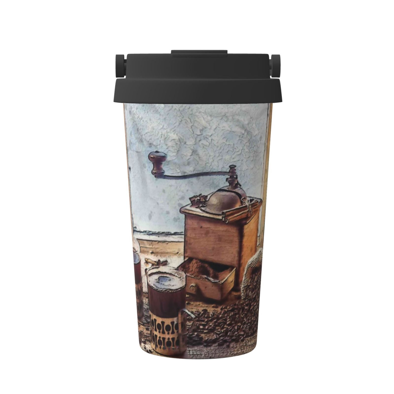 Hirioo Oil Lamp Coffee Beans for Coffee Travel Mug Insulated Coffee Mug ...
