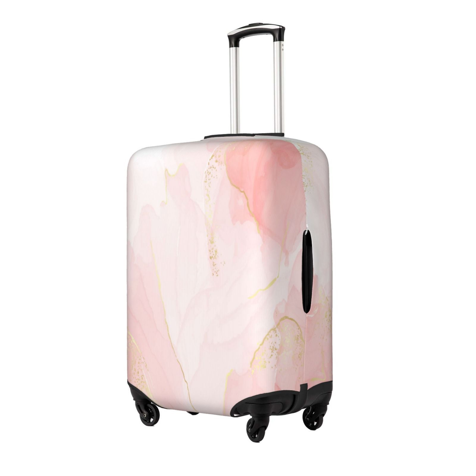 Hirioo Pink Marble for Elasticity Suitcase Cover (No luggage Included ...
