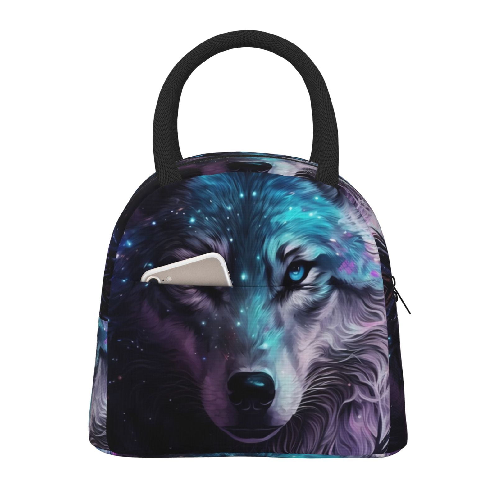Hirioo Purple Sky Wolf for Eco-friendly Lunch Box,Leakproof Lunch Box ...