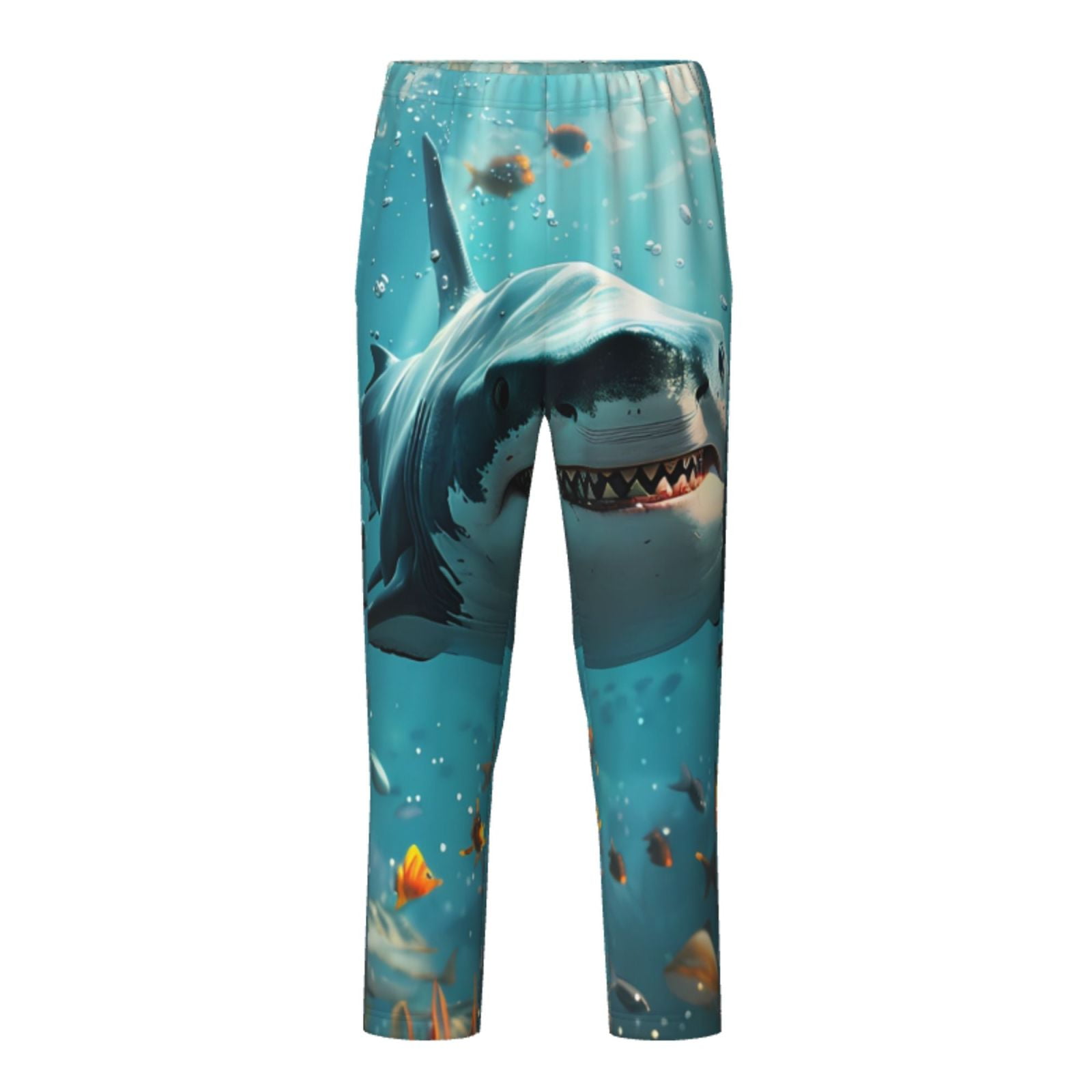 Hirioo Realistic Ocean Shark for Teenagers' Pajama Pants Womens Lounge ...