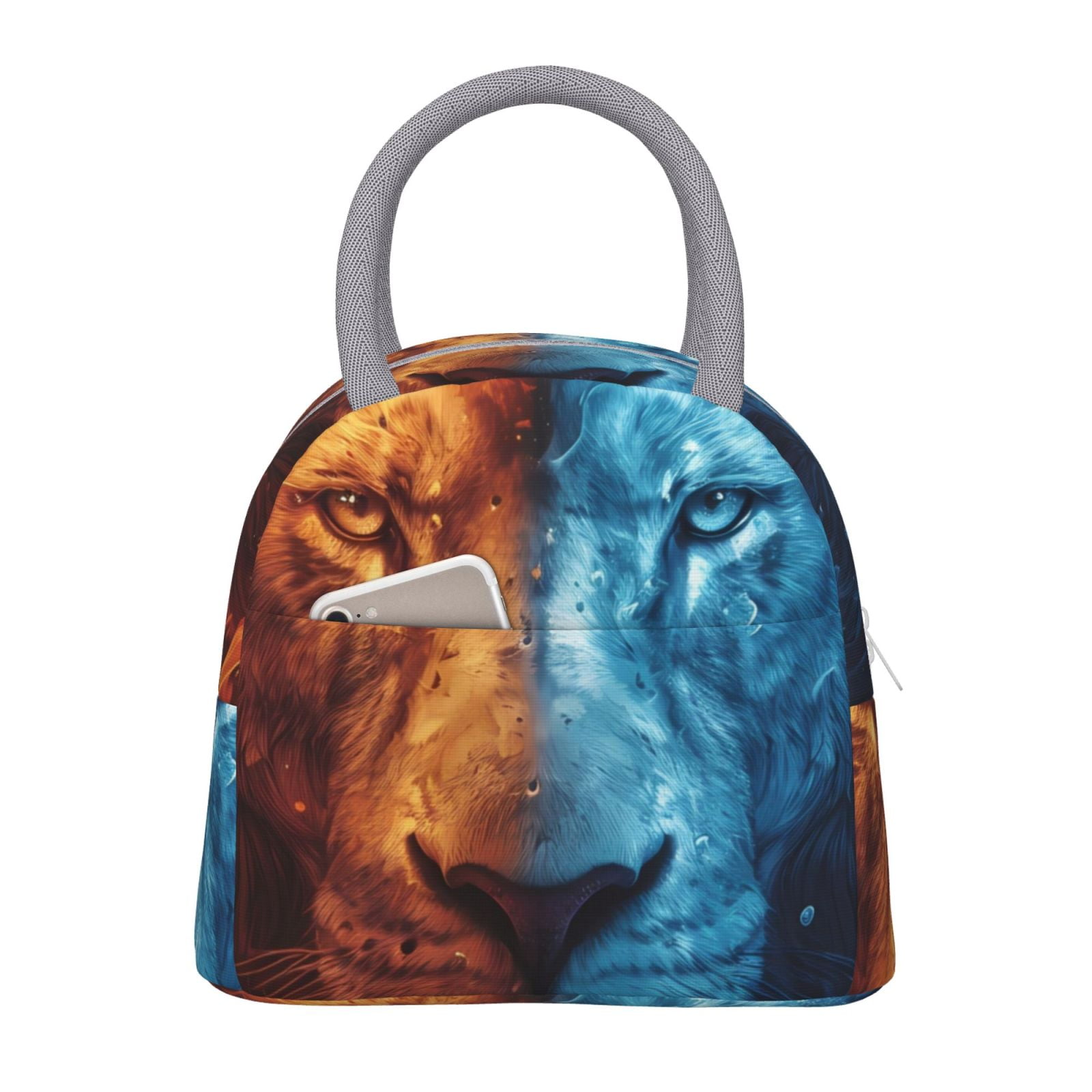 Hirioo Red And Blue Fire Lion for Eco-friendly Lunch Box,Leakproof ...
