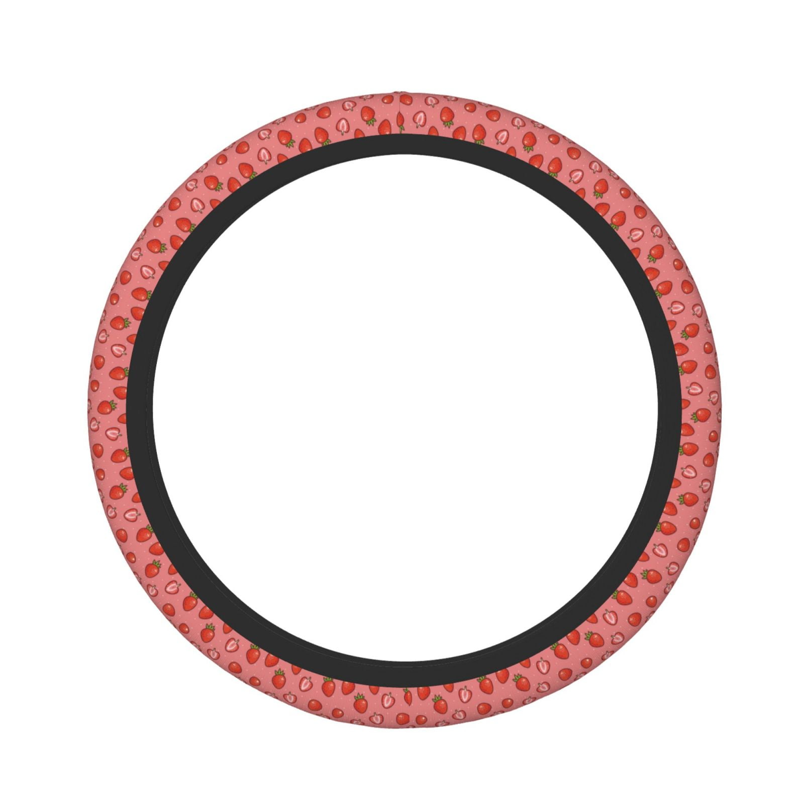 Hirioo Red Strawberry for Elastic Stretch Steering Wheel Cover ...