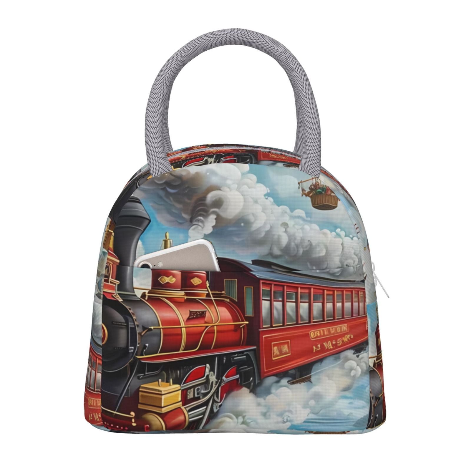 Hirioo Red Train Hot Air Balloon for Eco-friendly Lunch Box,Leakproof ...