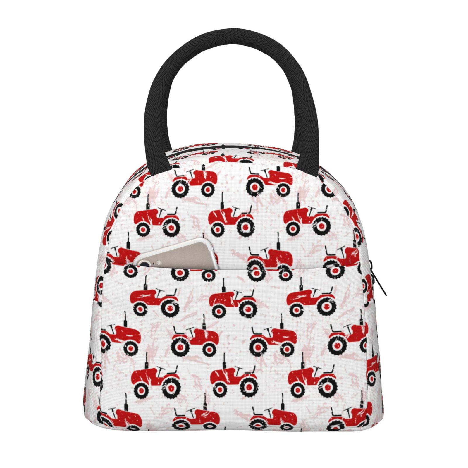 Hirioo Red Wheeled Tractors for Eco-friendly Lunch Box,Leakproof Lunch ...