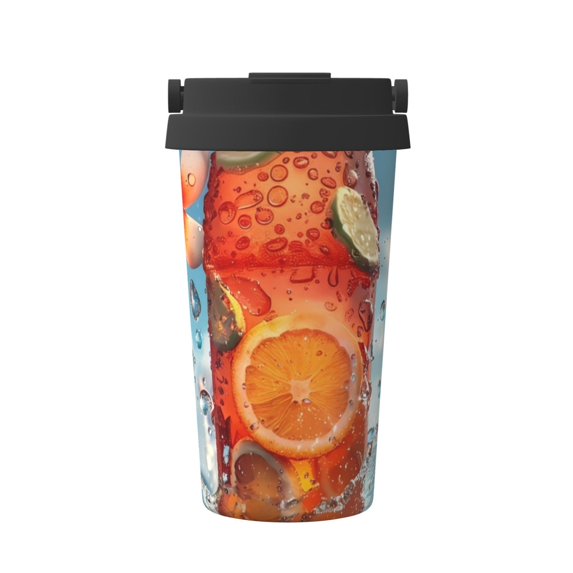 Hirioo Refreshing Citrus Splash for Coffee Travel Mug Insulated Coffee ...