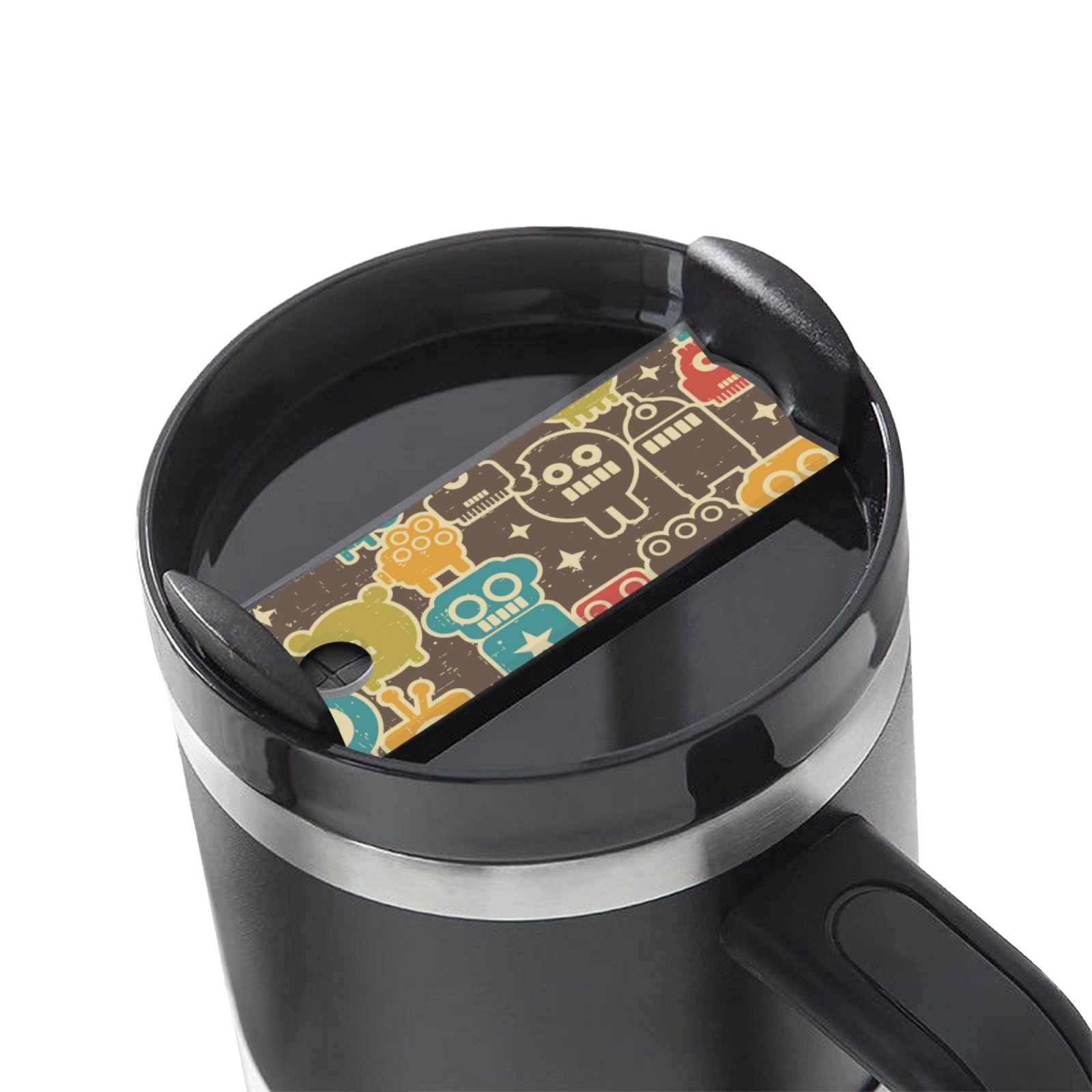 Hirioo Robot and Monsters for Stanley Cup Lid Nameplate Personalized ...