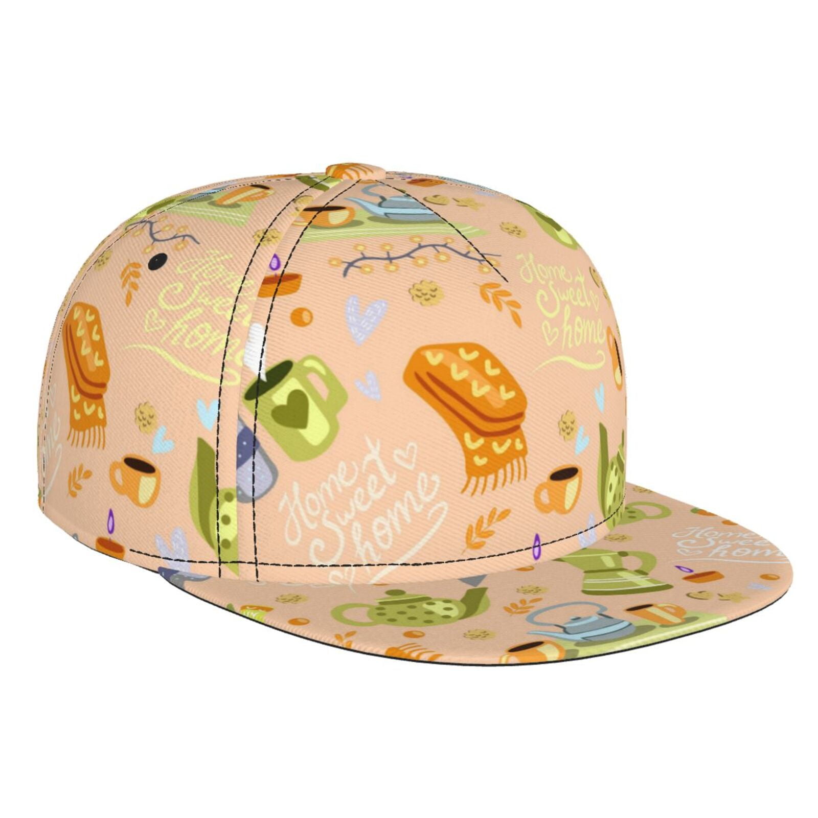 Hirioo Scandinavian Style Hygge for Baseball Cap Men Cap Flat Brim for ...