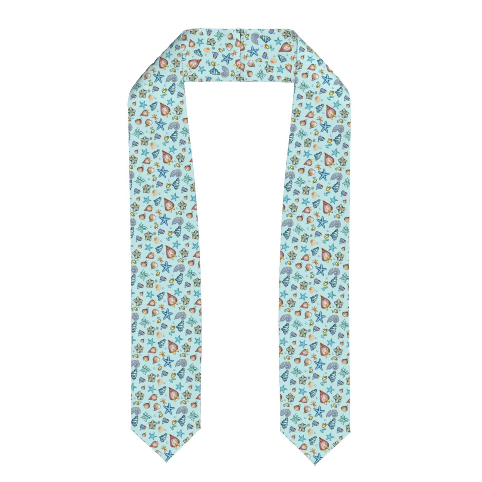 Hirioo Sea Shells 2 for 72" Graduation Shawl Stole Unisex Adults ...