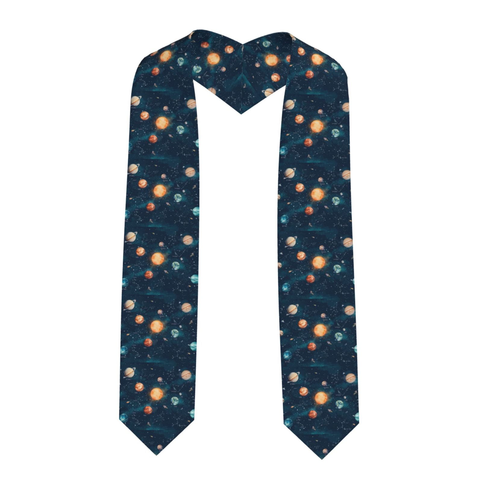 Hirioo Solar System And Planets for 72" Graduation Shawl Stole Unisex ...