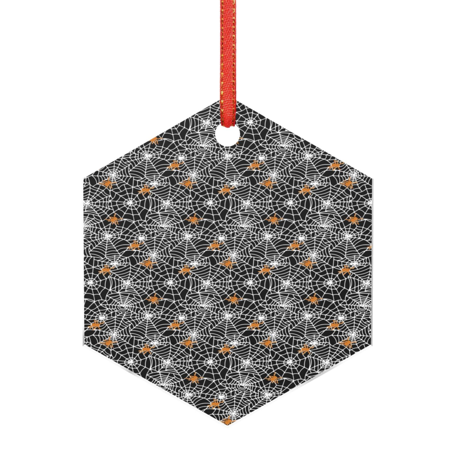 Hirioo Spider Cobweb for Acrylic Christmas Pendant Hanging Christmas ...
