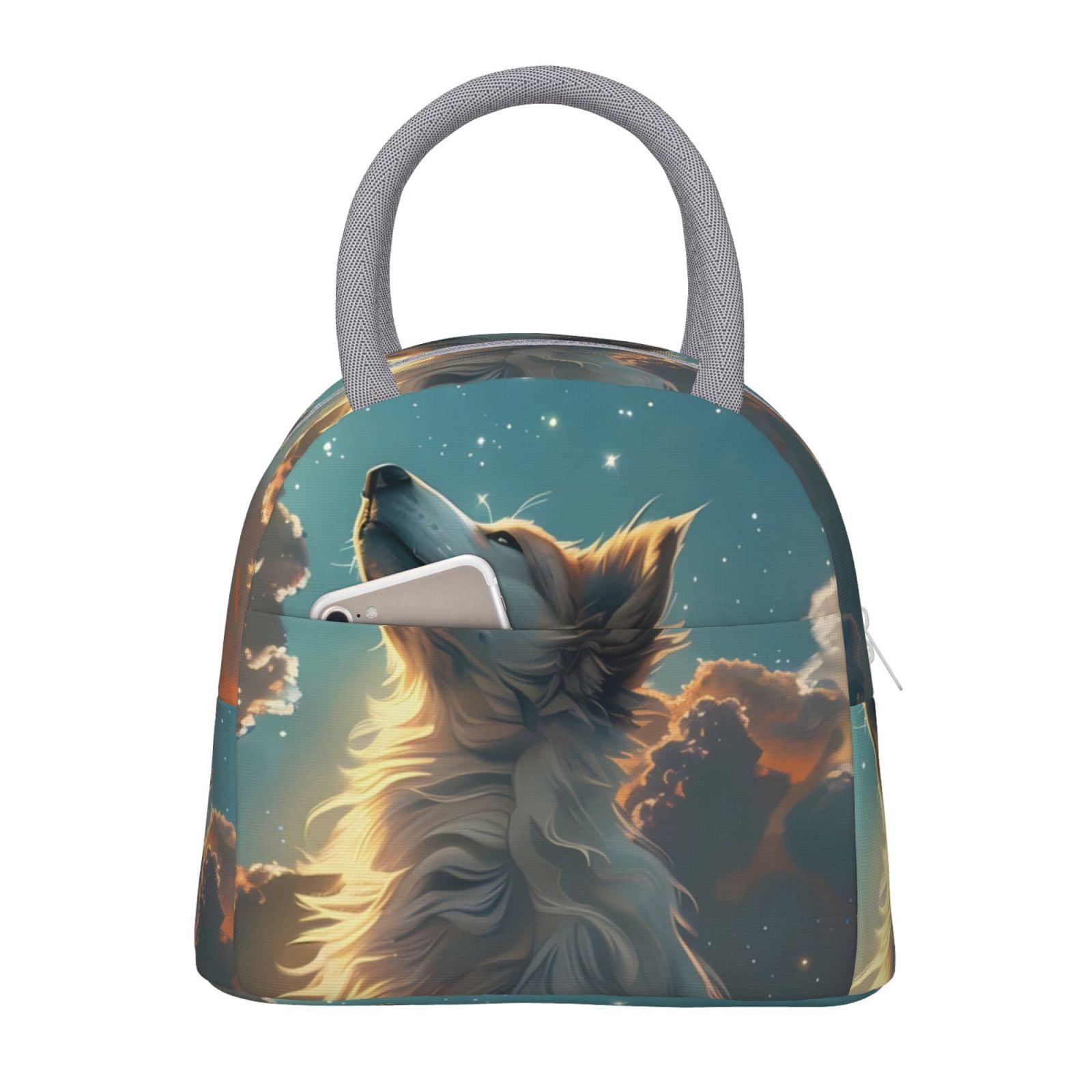 Hirioo Starry Sky Cloud Wolf for Eco-friendly Lunch Box,Leakproof Lunch ...