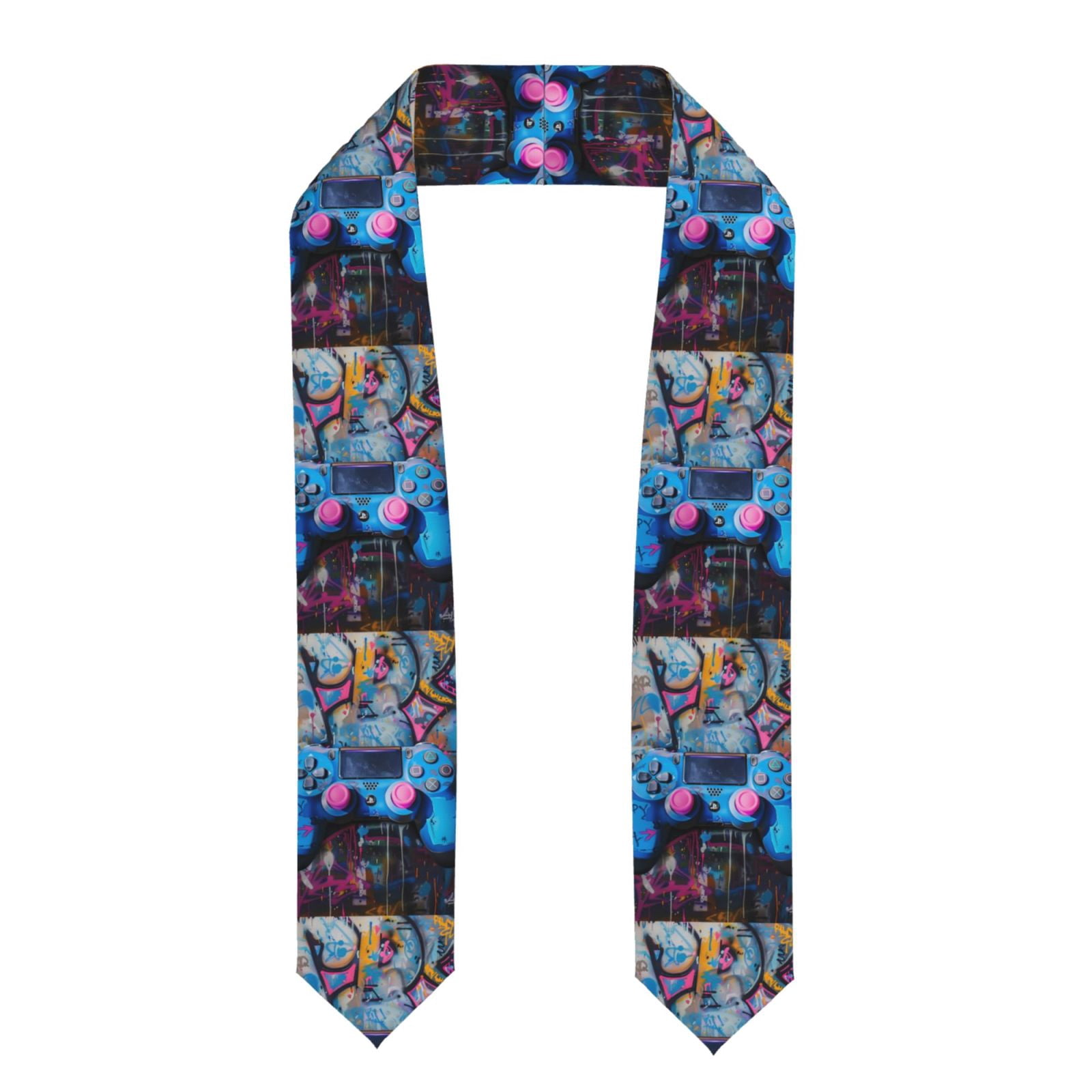 Hirioo Street Art Gamepad Design for 72" Graduation Shawl Stole Unisex ...