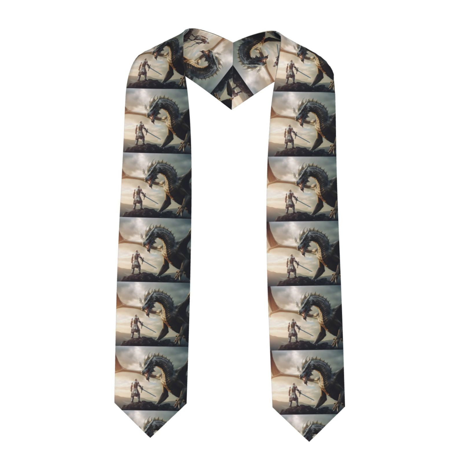 Hirioo Swordsman Cool Dragon for 72" Graduation Shawl Stole Unisex ...