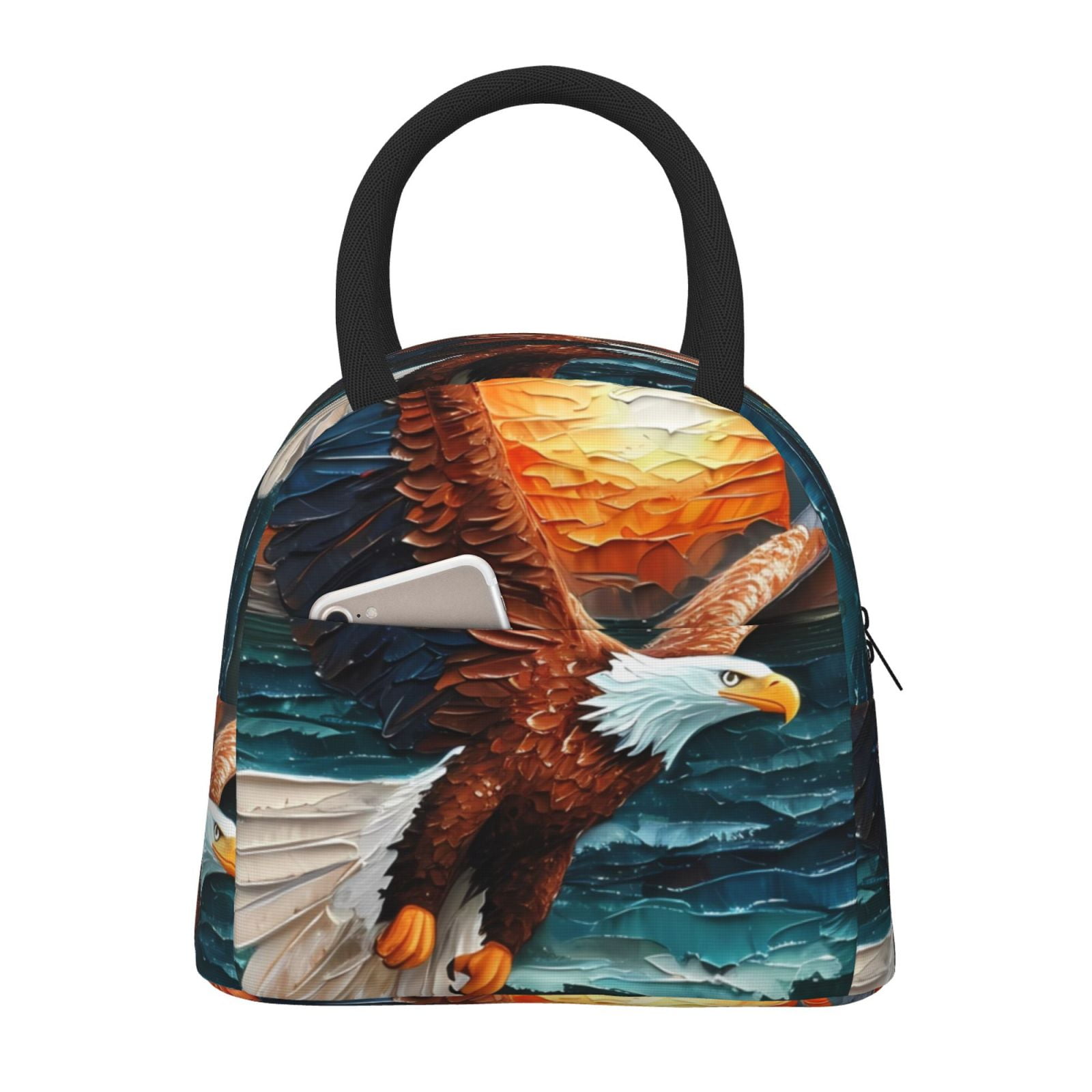 Hirioo Textured Bald Eagle for Eco-friendly Lunch Box,Leakproof Lunch ...