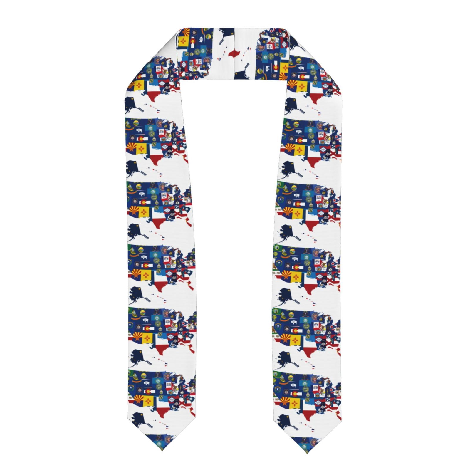 Hirioo The Map Of United States for 72" Graduation Shawl Stole Unisex ...