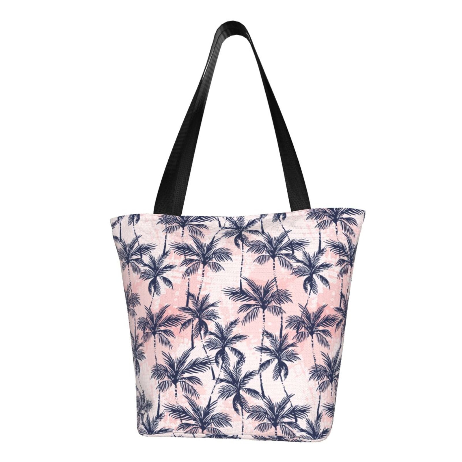 Hirioo Tropics Palm Trees for Women's Casual Shoulder Tote Bag Handbag ...