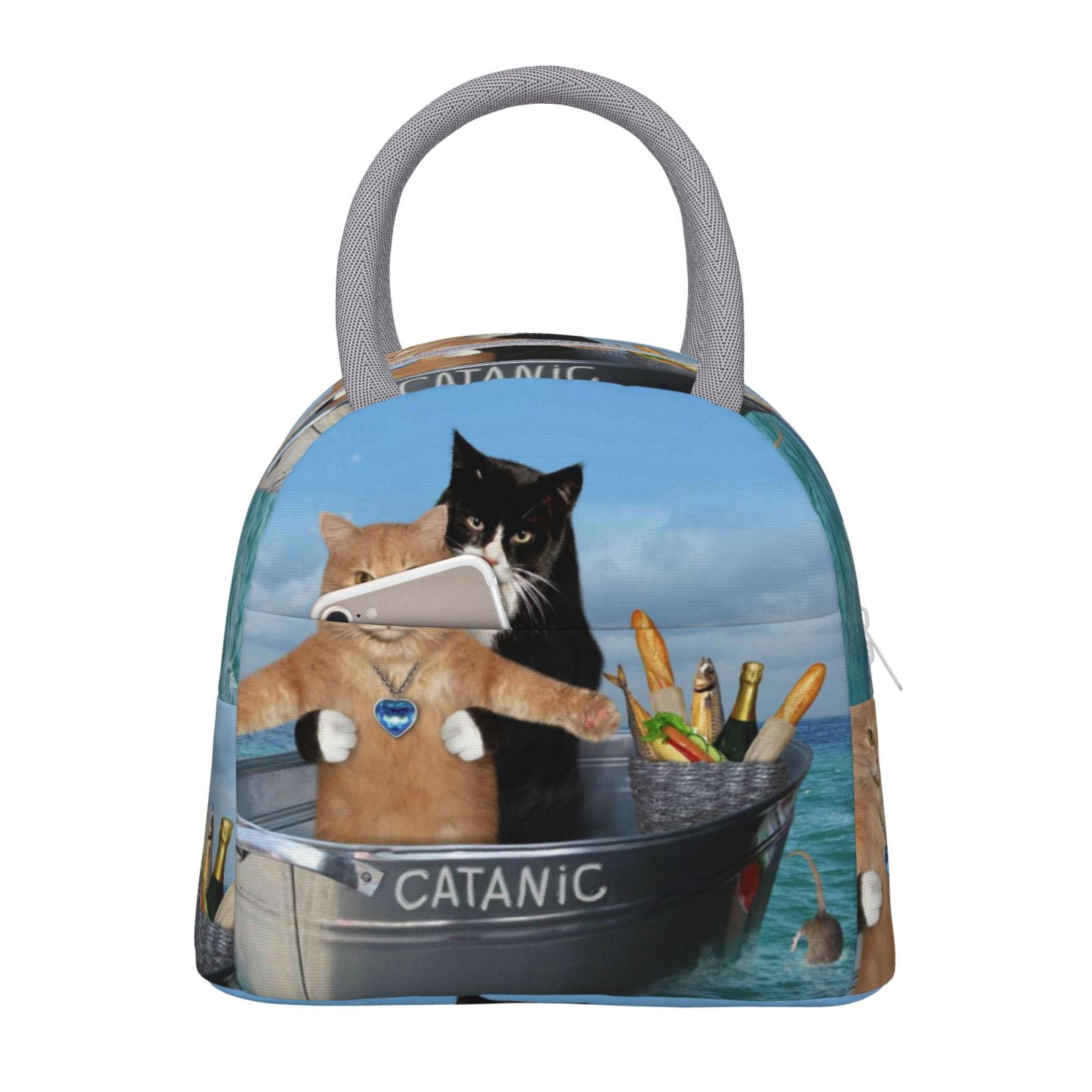 Hirioo Two Brave Cats Are Floating On The Sea Iceberg for Eco-friendly ...