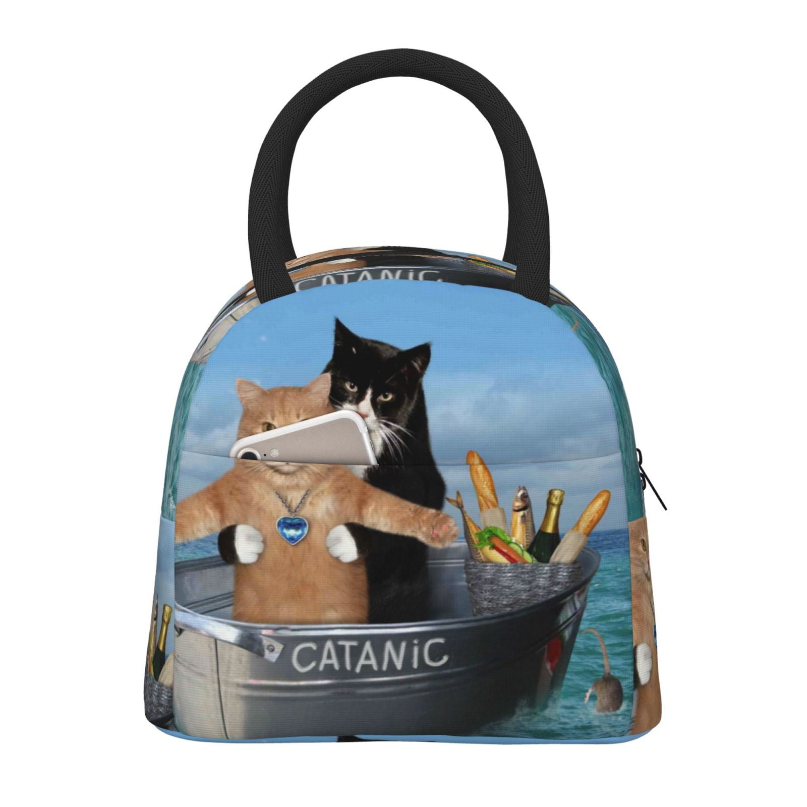 Hirioo Two Brave Cats Are Floating On The Sea Iceberg for Eco-friendly ...