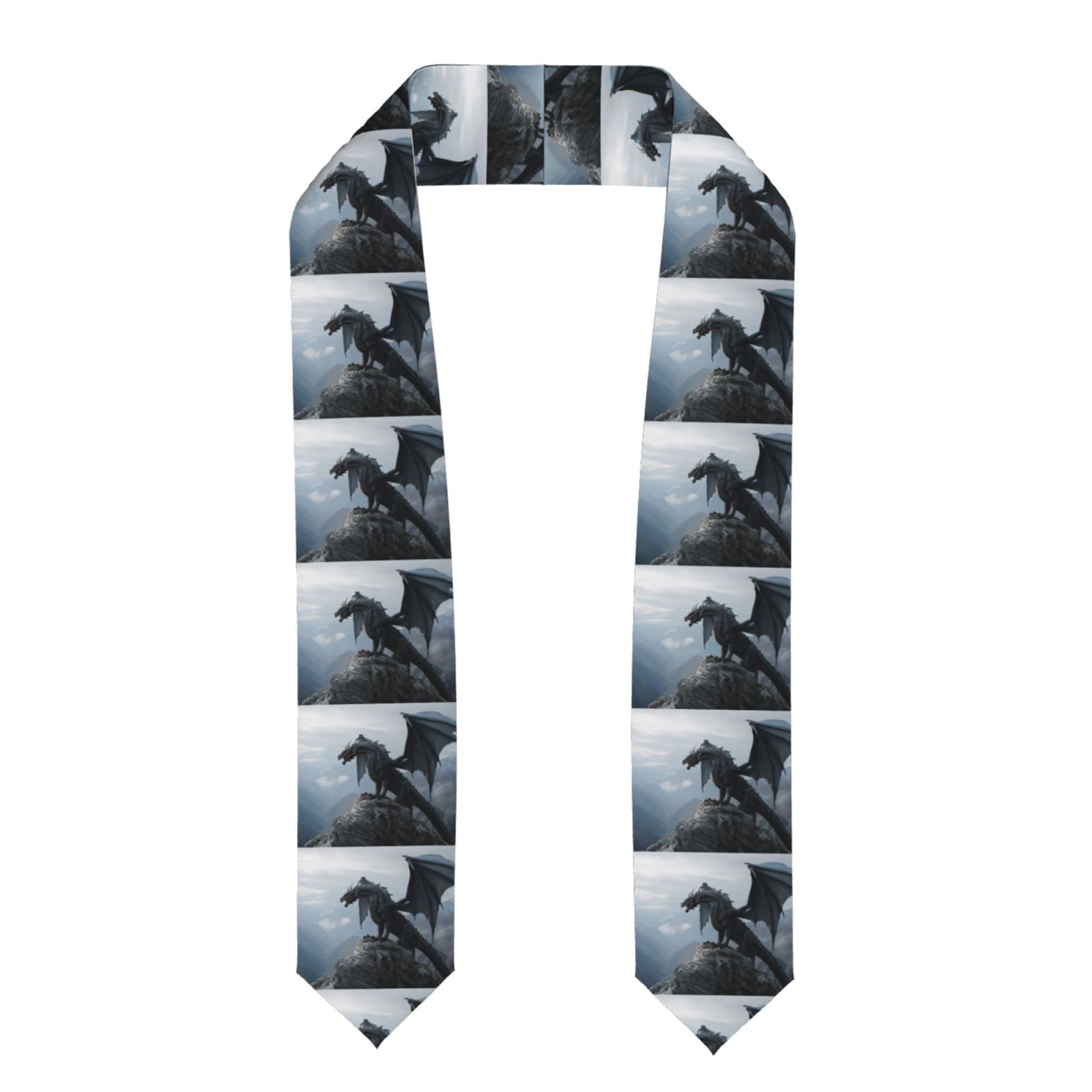 Hirioo Valley Gray Dragon for 72" Graduation Shawl Stole Unisex Adults ...