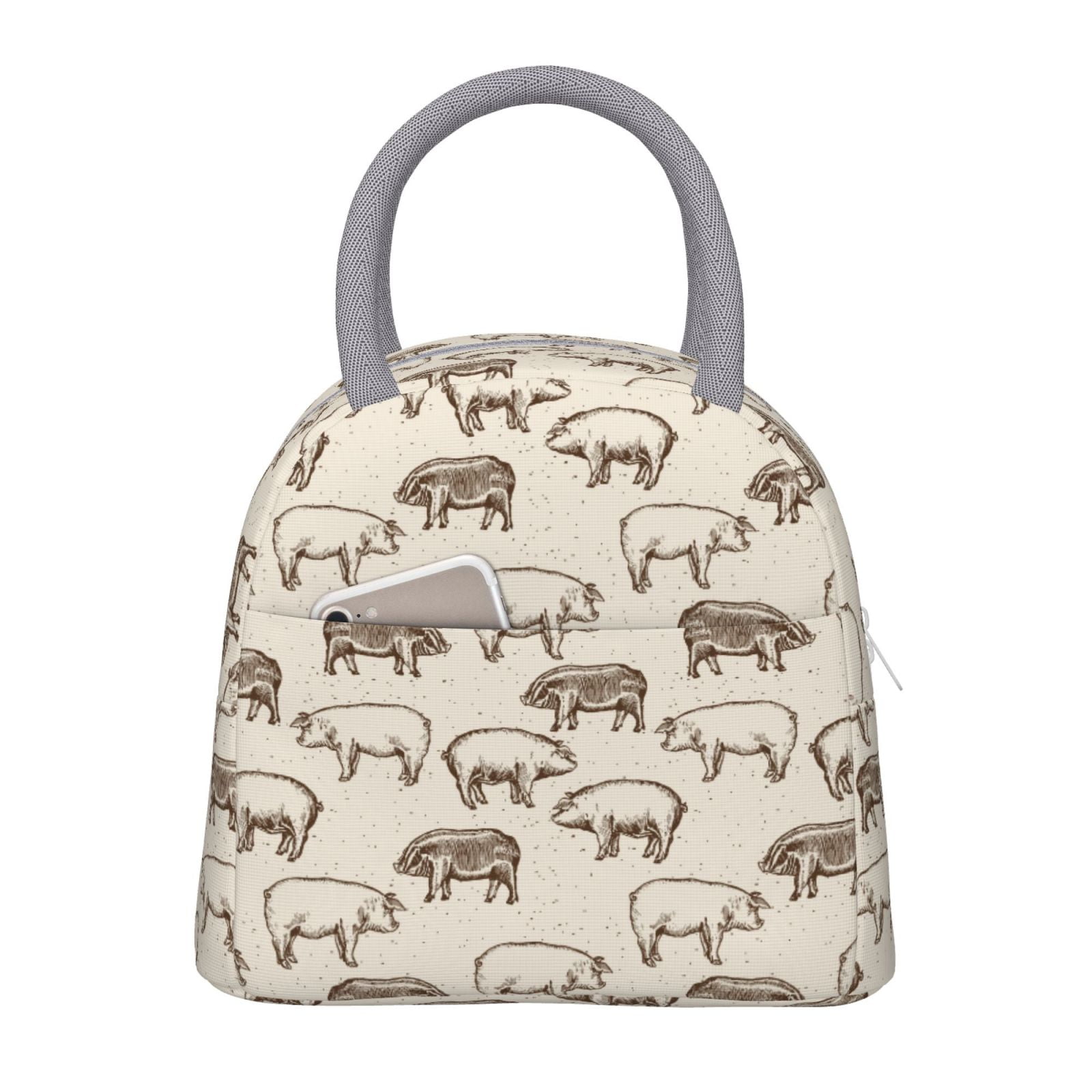 Hirioo Vintage Farm Pigs for Eco-friendly Lunch Box,Leakproof Lunch Box ...