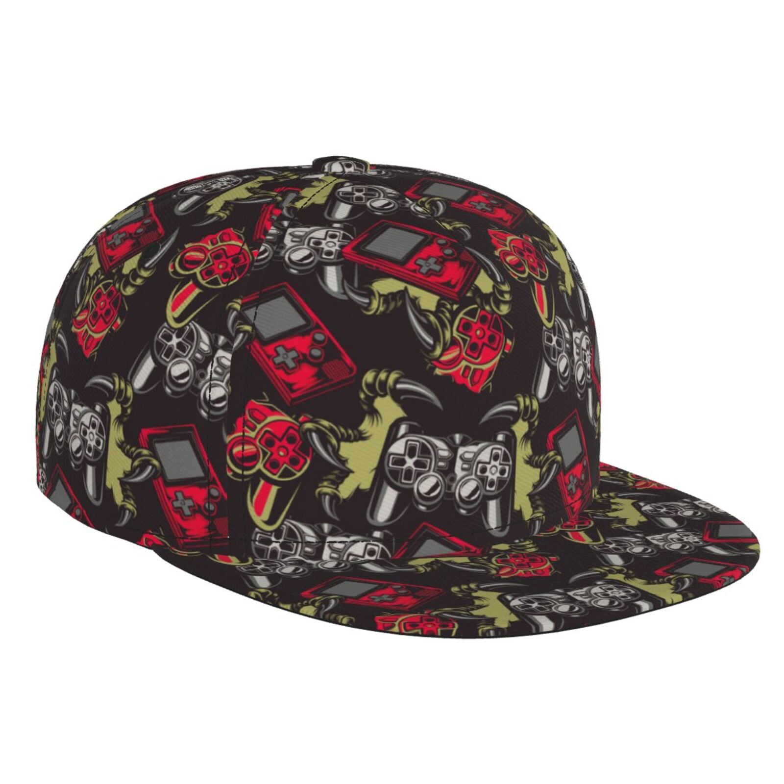 Hirioo Vintage Gaming for Baseball Cap Men Cap Flat Brim for Men Women ...