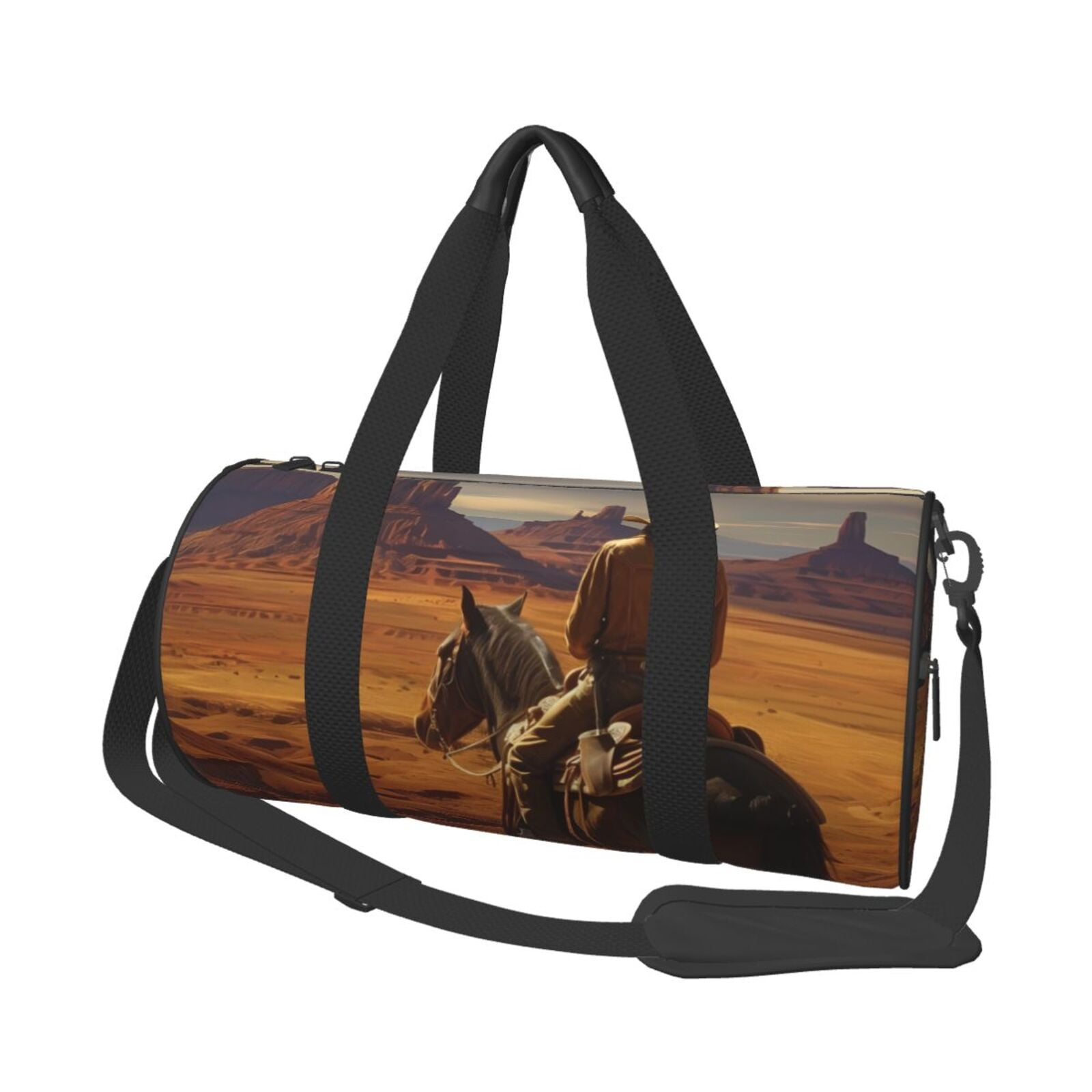 Hirioo Western Desert Cowboy Cloud for Round Large Capacity Travel ...